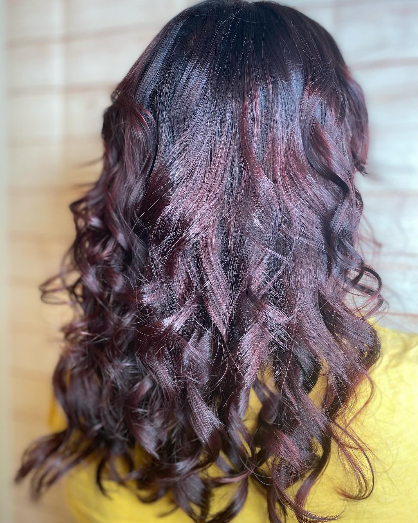 Transform Curls with Stunning Black Cherry Hair Color