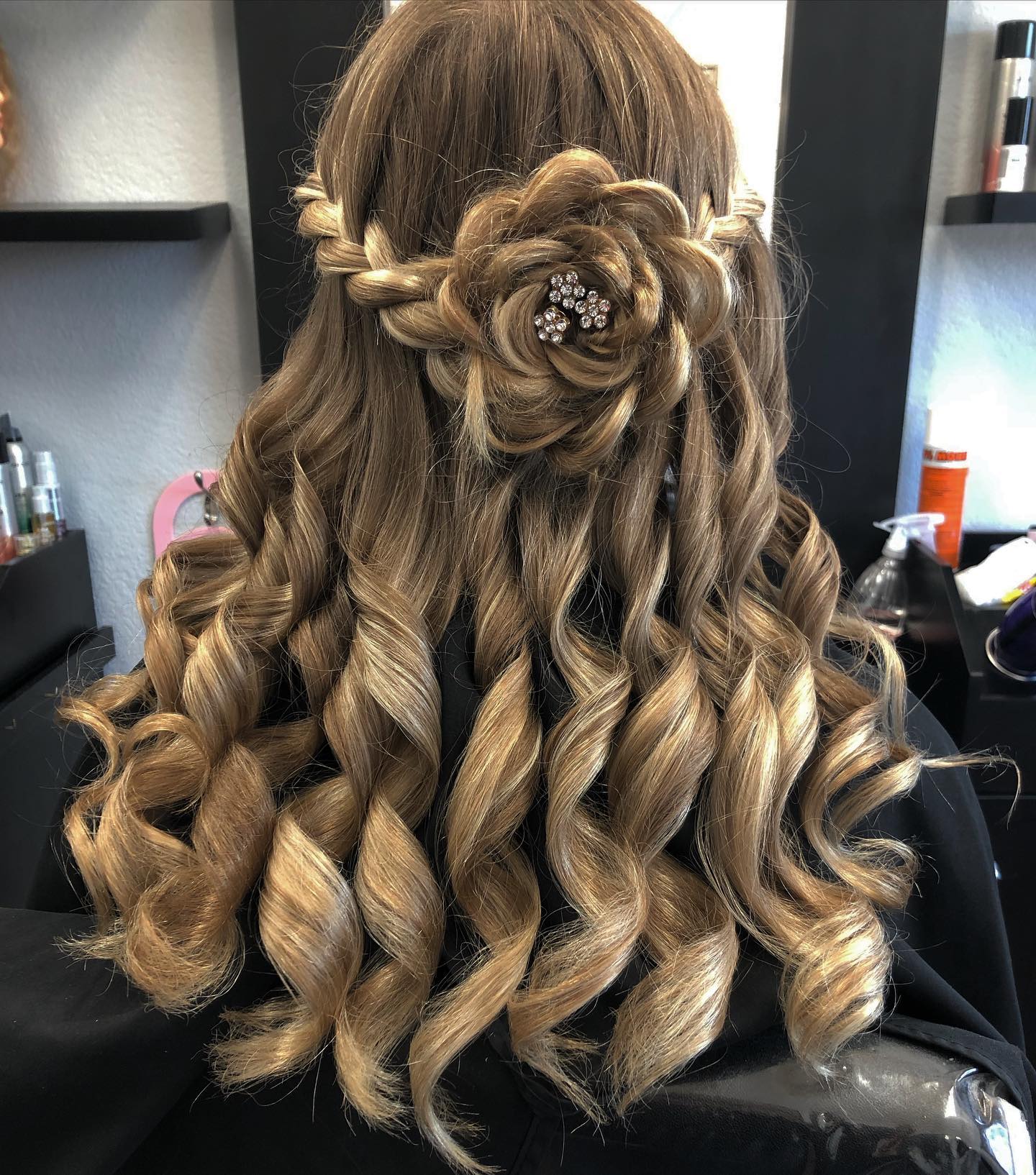 Stunning Half-Up Homecoming Hairstyles for Any Dress